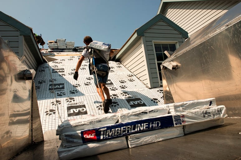 Using the Equipter 4000 as a Shingle Lift | Equipter